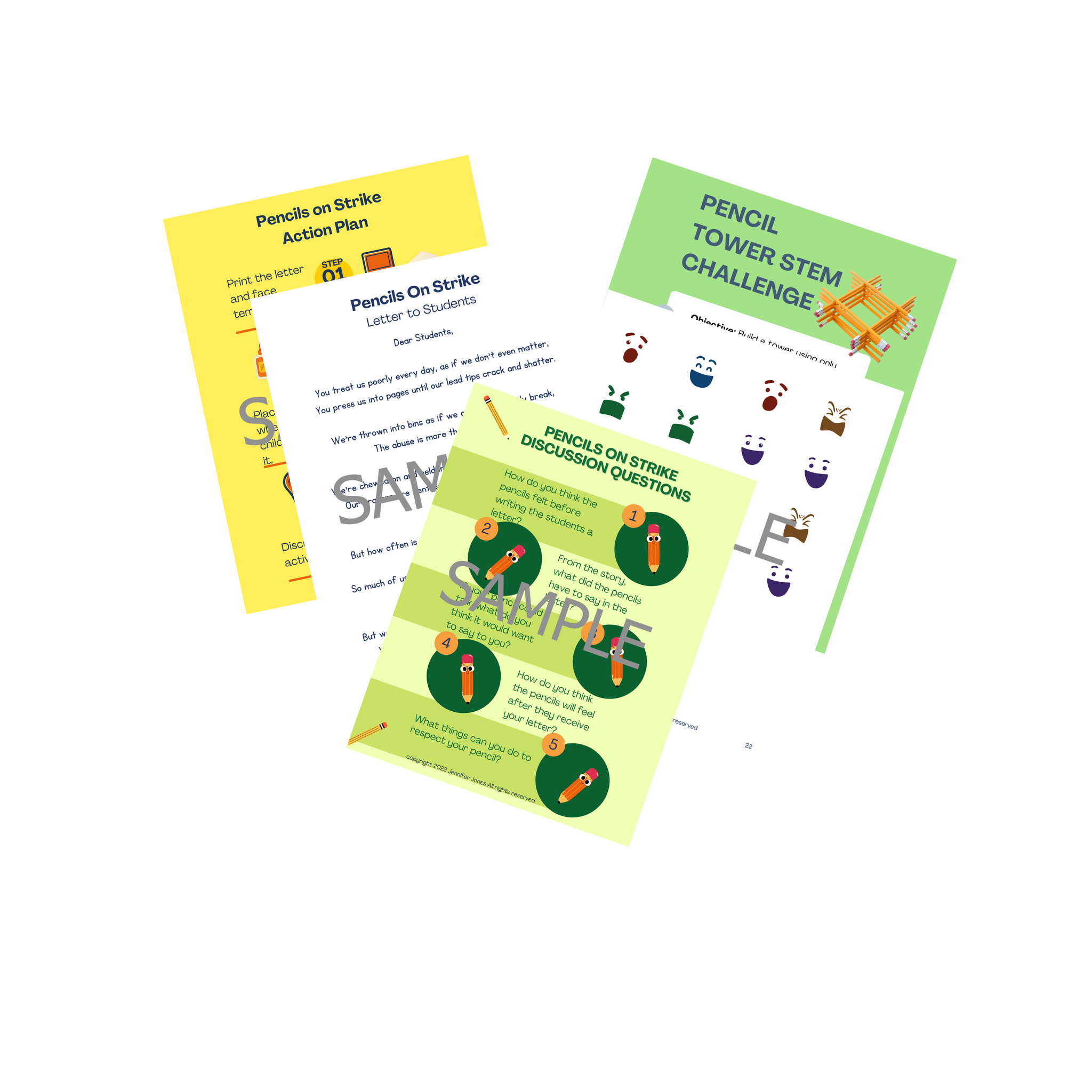 Pencils On Strike SEL Lesson Plan – Toy Bookstore